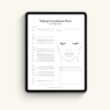 Free Makeup Consultation Sheet with Face Chart